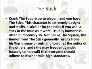 Character types in comedy | PPTX