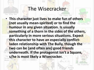 Character types in comedy | PPT