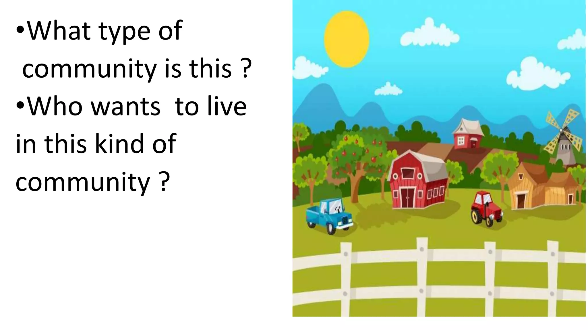 MAPEH 9 : Characteristics of a healthy community PPT. | PPTX