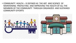 MAPEH 9 : Characteristics of a healthy community PPT. | PPTX