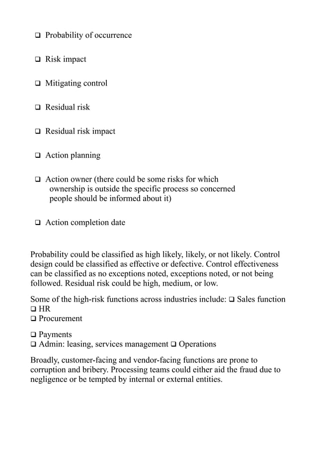 Fraud Risk Assessment_Notes | PDF