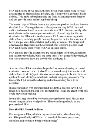 Fraud Risk Assessment_Notes | PDF