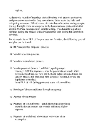 Fraud Risk Assessment_Notes | PDF