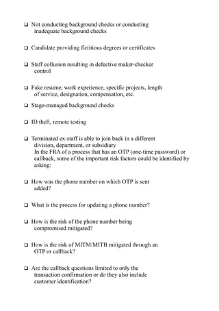 Fraud Risk Assessment_Notes | PDF