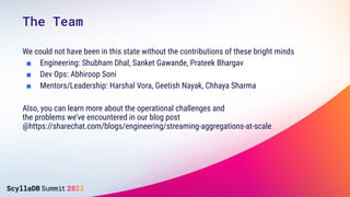 Aggregations at Scale for ShareChat —Using Kafka Streams and ScyllaDB | PDF | Social Networking ...