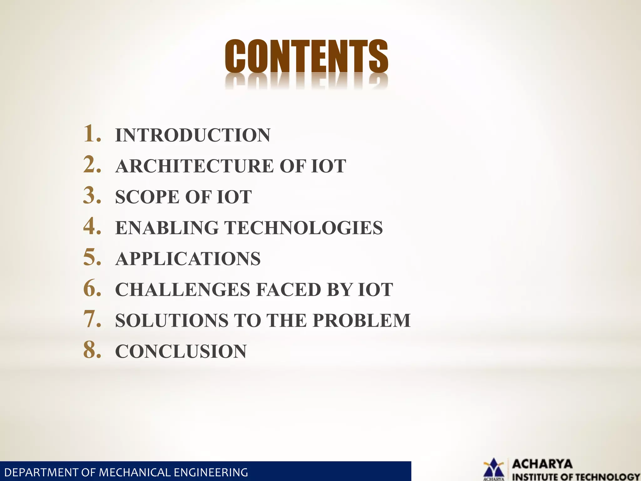 Internet of things (IOT) Presentation-PPT | PPTX