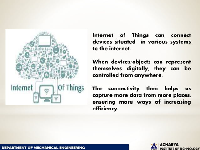 Internet of things (IOT) Presentation-PPT | PPTX