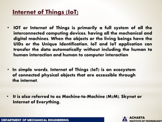 Internet of things (IOT) Presentation-PPT | PPTX