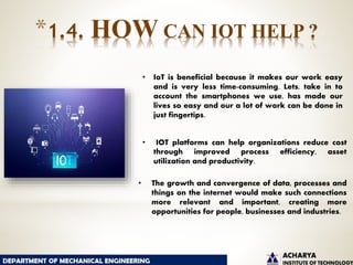 Internet of things (IOT) Presentation-PPT | PPTX