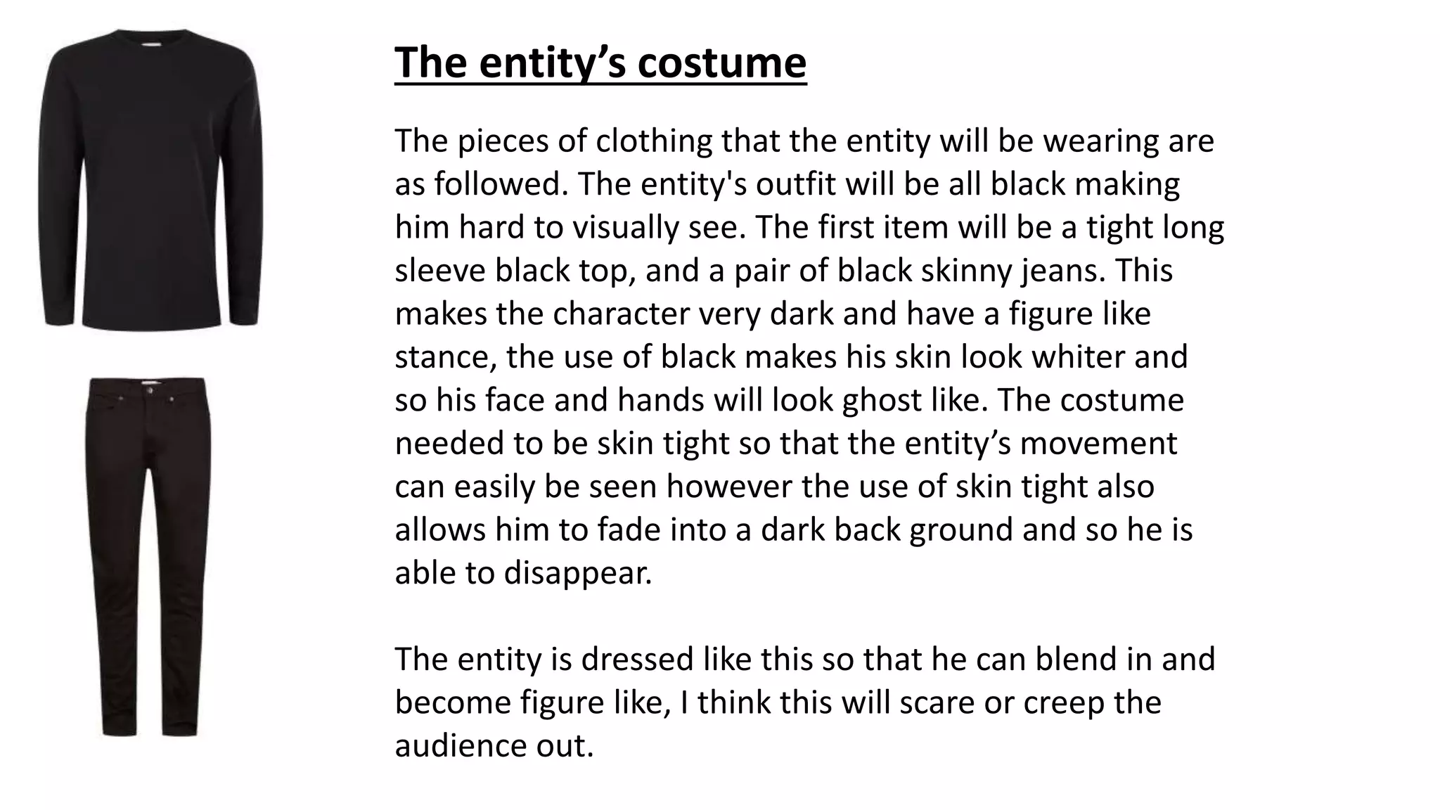 costume and characeter profile | PPT