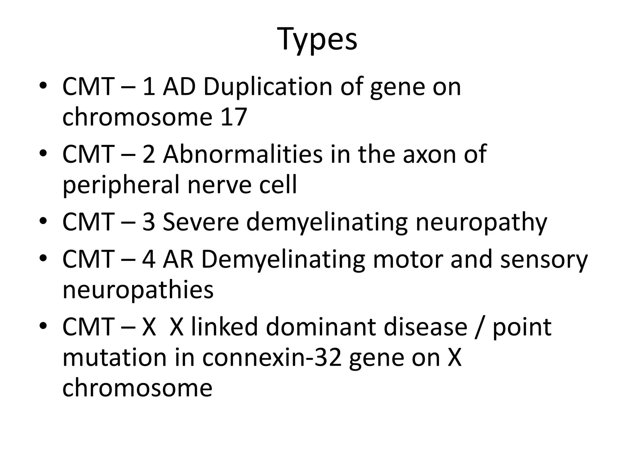 Charcot marie-tooth disease | PPTX