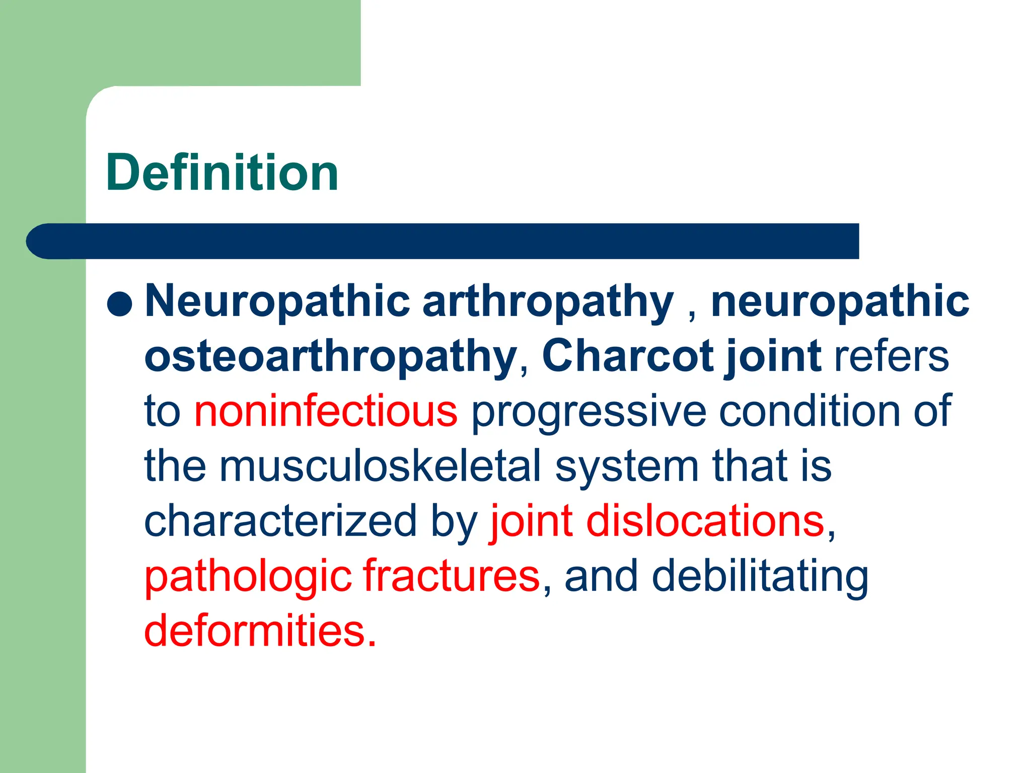 charcot joint. Arthropathy. pptx | PPTX