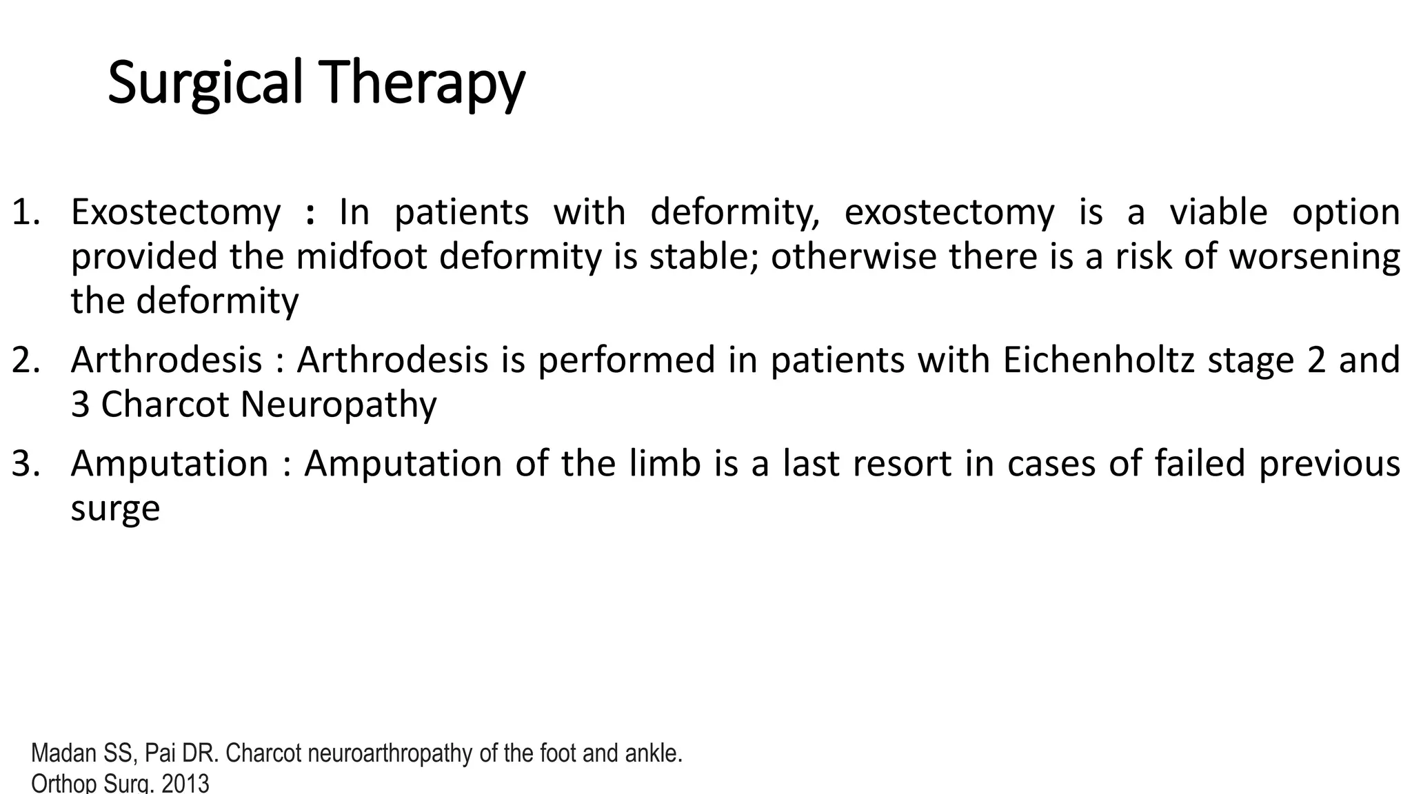 charcot Neuroarthropathy in orthopaedics | PPTX