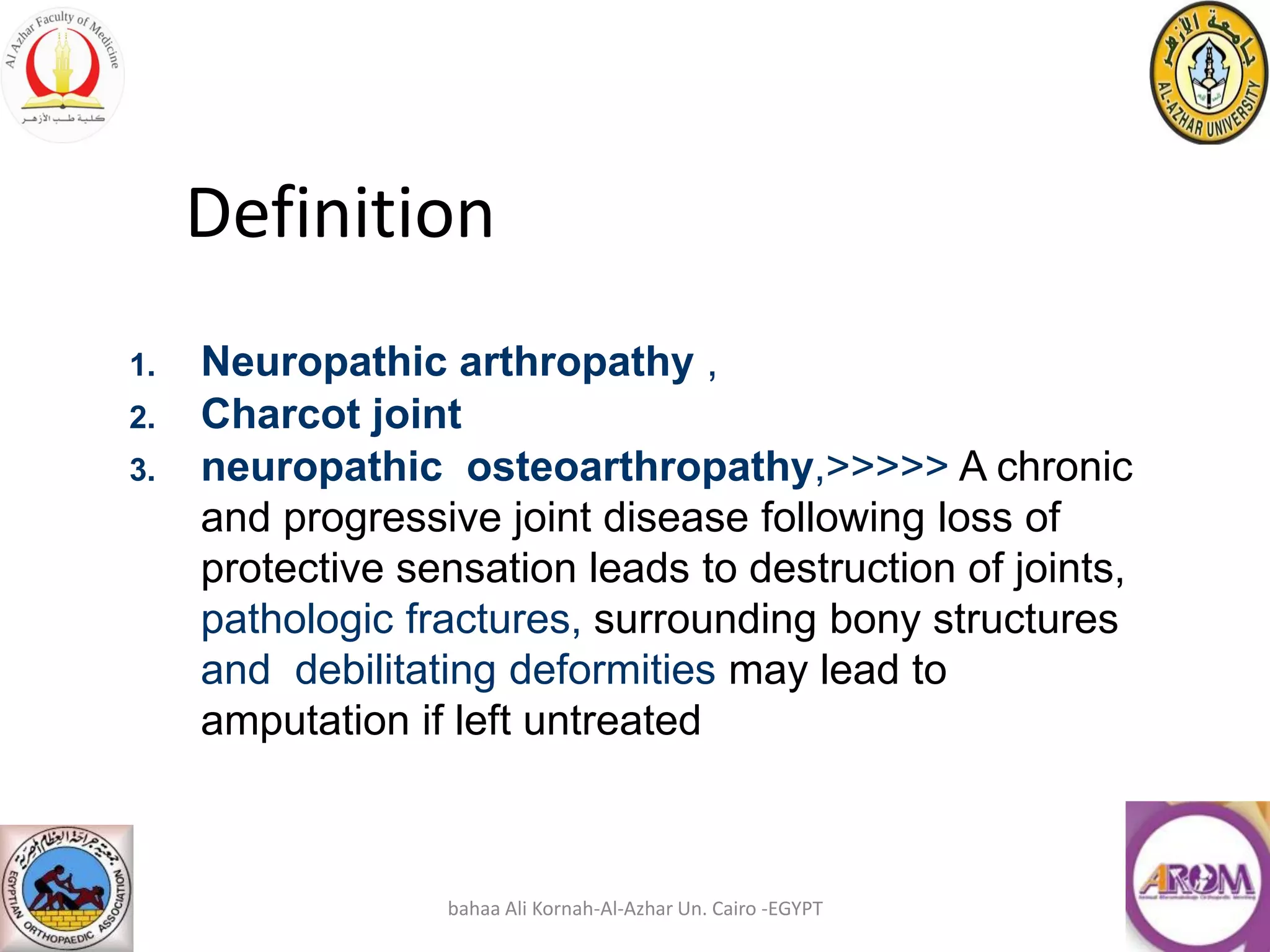 Charcot neuropathy. | PDF