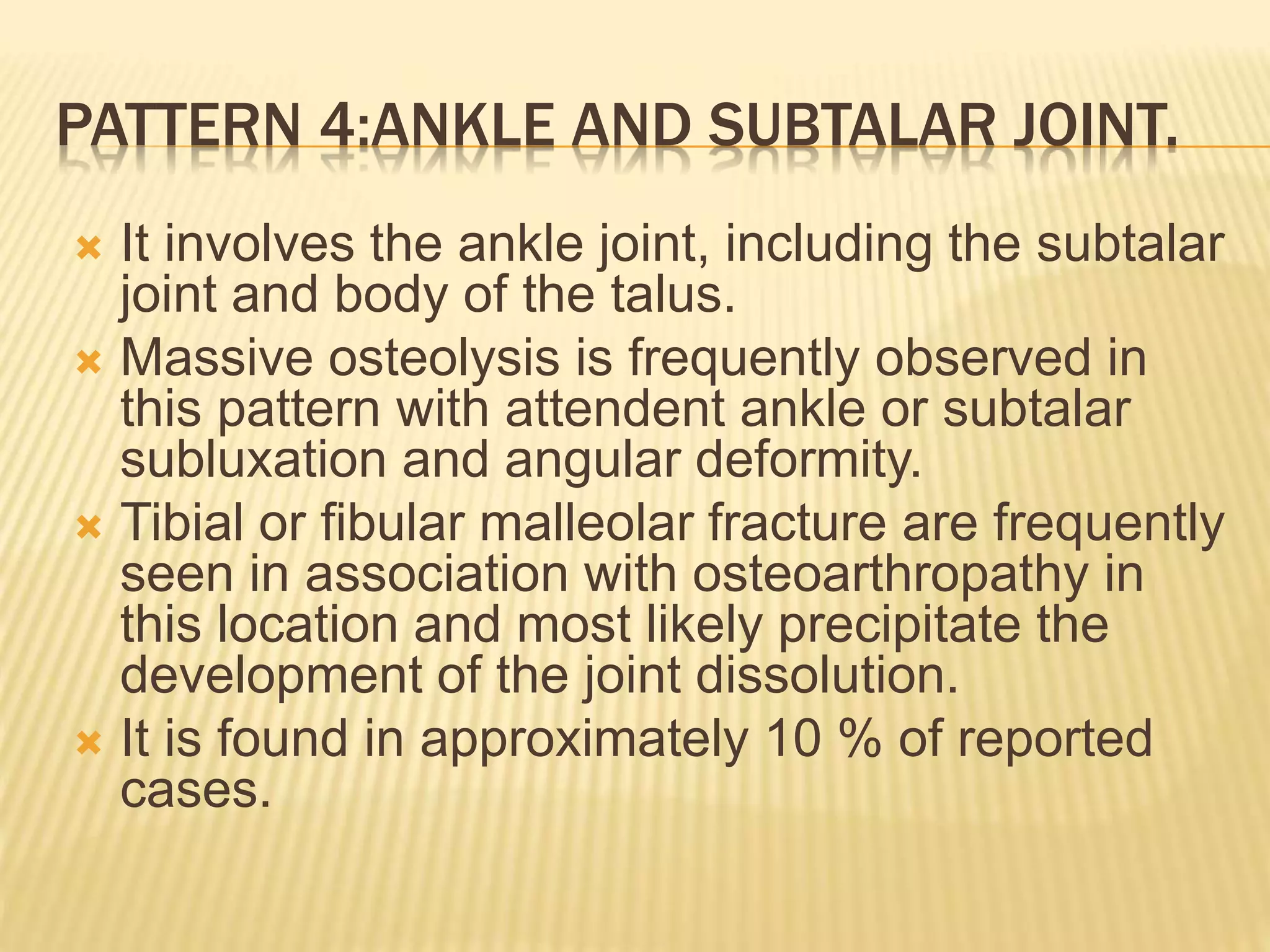 Charcot joint arthropathy and rehabilitation management | PPTX