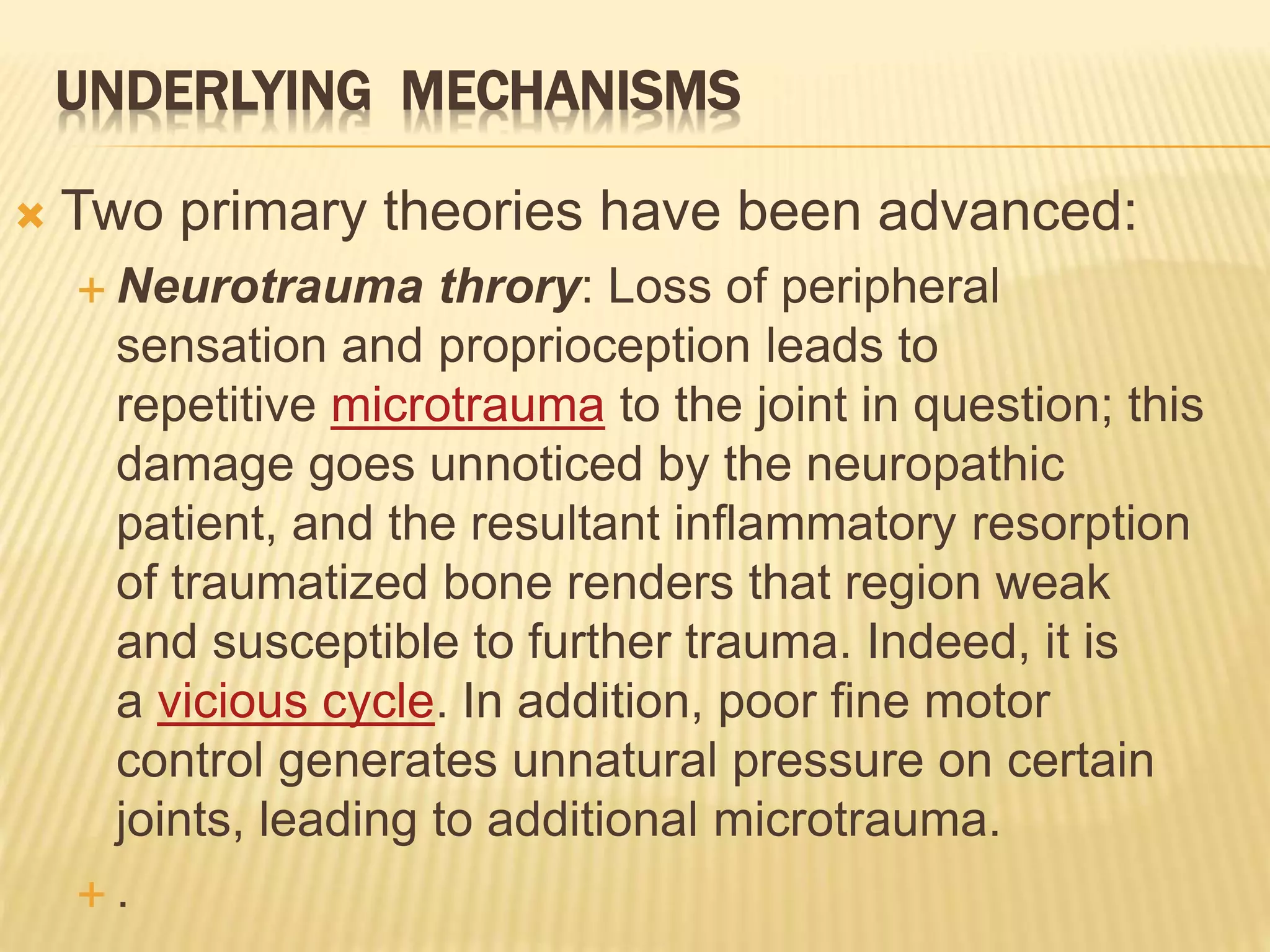 Charcot joint arthropathy and rehabilitation management | PPTX
