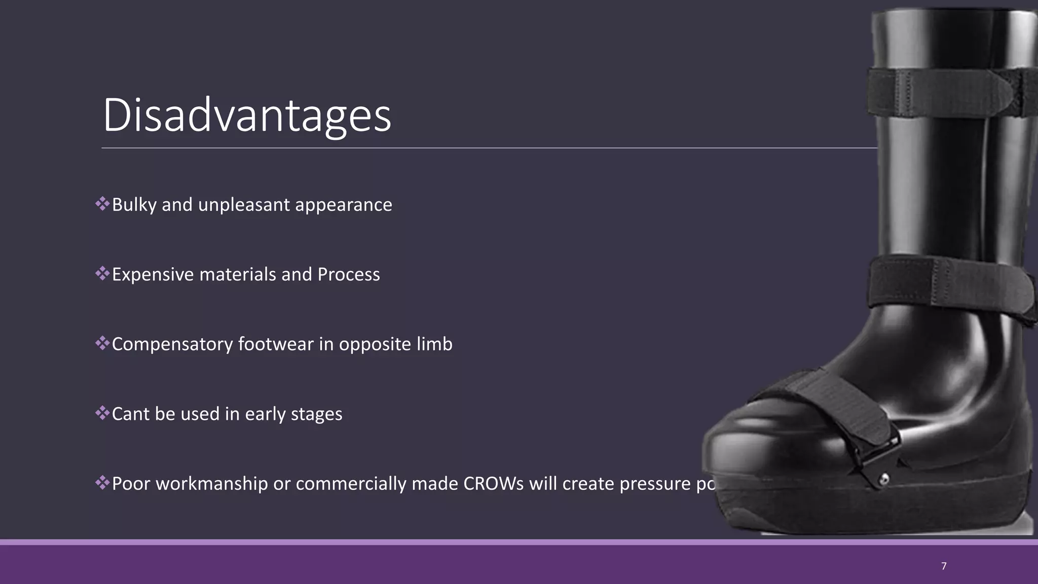 Charcot Restraint Orthotic Walker | PPTX