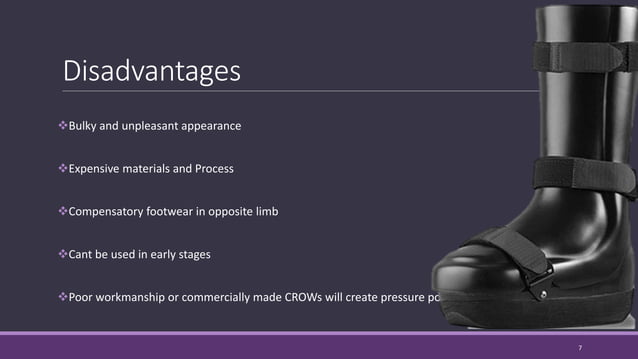 Charcot Restraint Orthotic Walker | PPTX