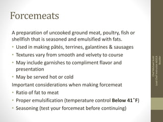 Charcuterie – preserving the hog | PPTX