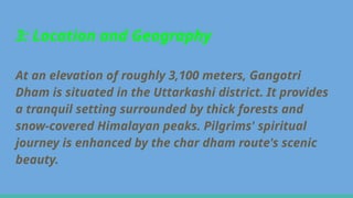 CHAR DHAM ROUTE in Uttarakhand 98989898 04 .pptx