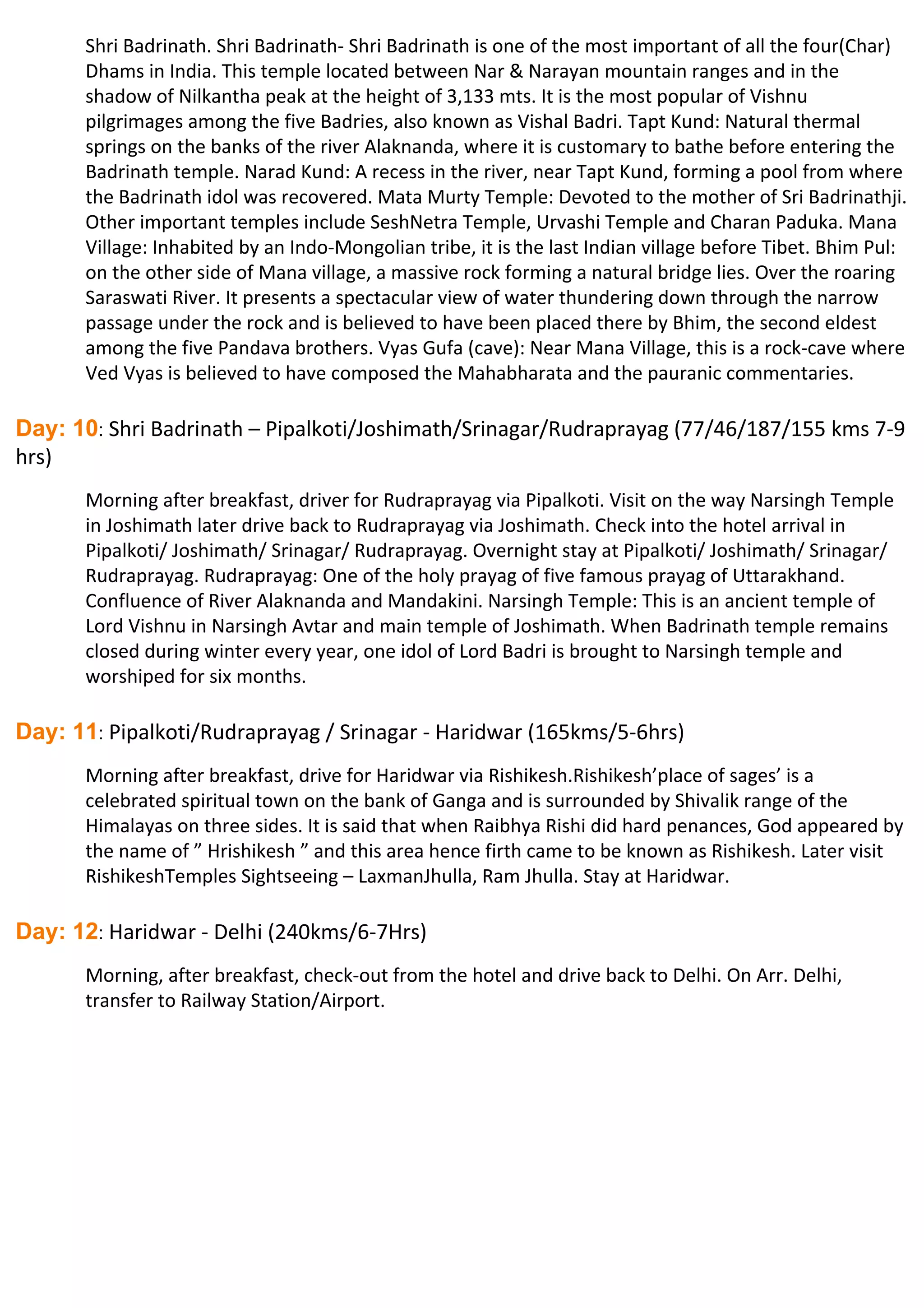 Char Dham Yatra | PDF