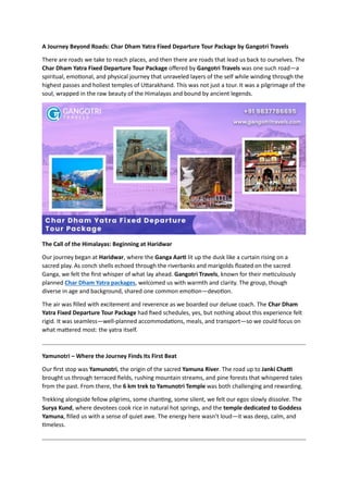 Char Dham Yatra Fixed Departure Tour Package.pdf