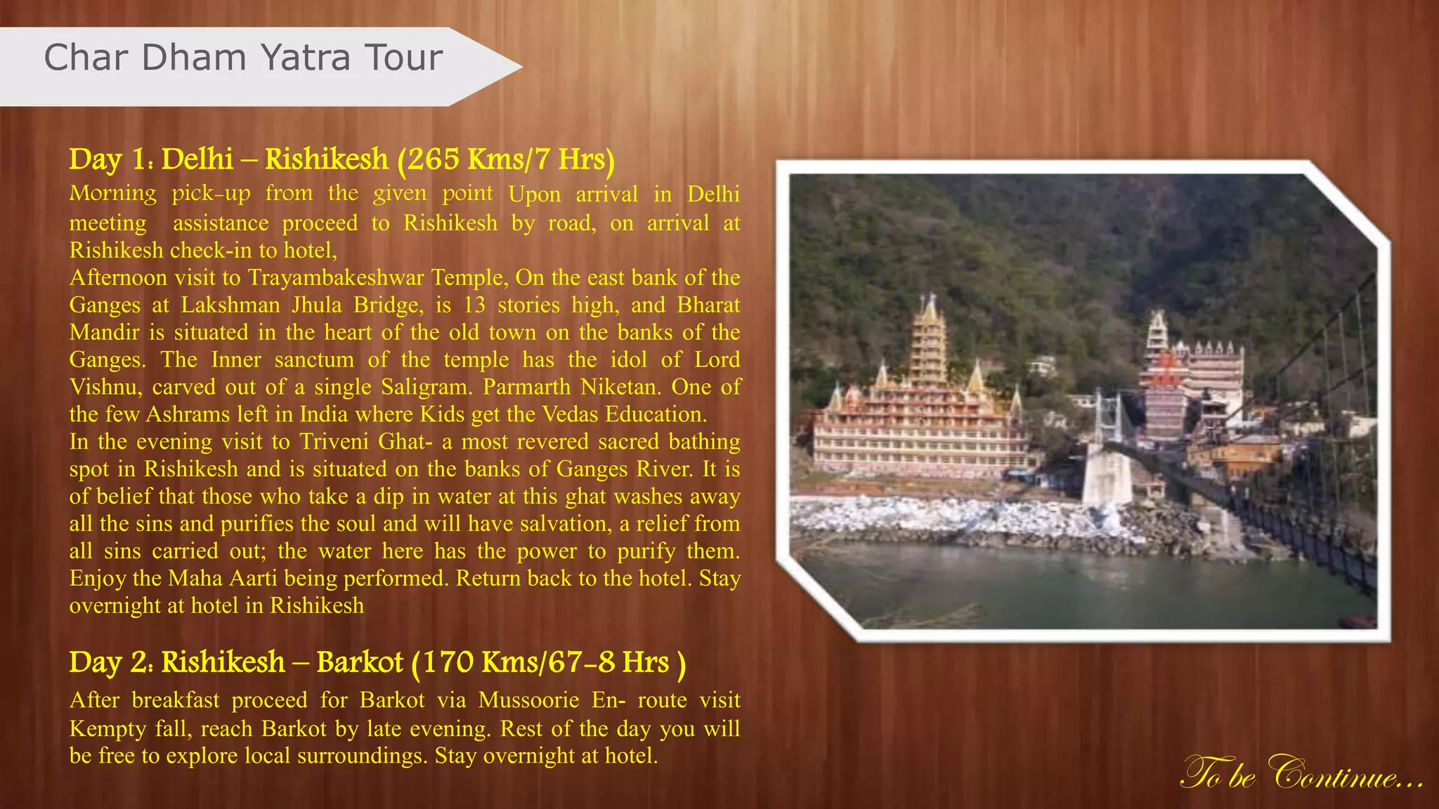 Char dham yatra tour packages | PPTX | Asia Travel | Travel Locations