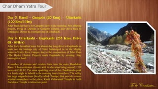 Char dham yatra tour packages | PPTX