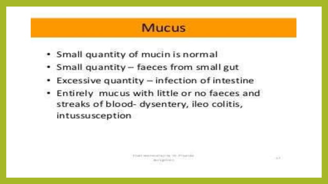 Charecteristics of feces.pptx | Digestive Disorders | Diseases and ...