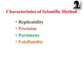 Characteristics of Scientific Method | PPTX