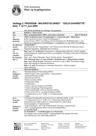 Charrette for Majorstulokket | PDF