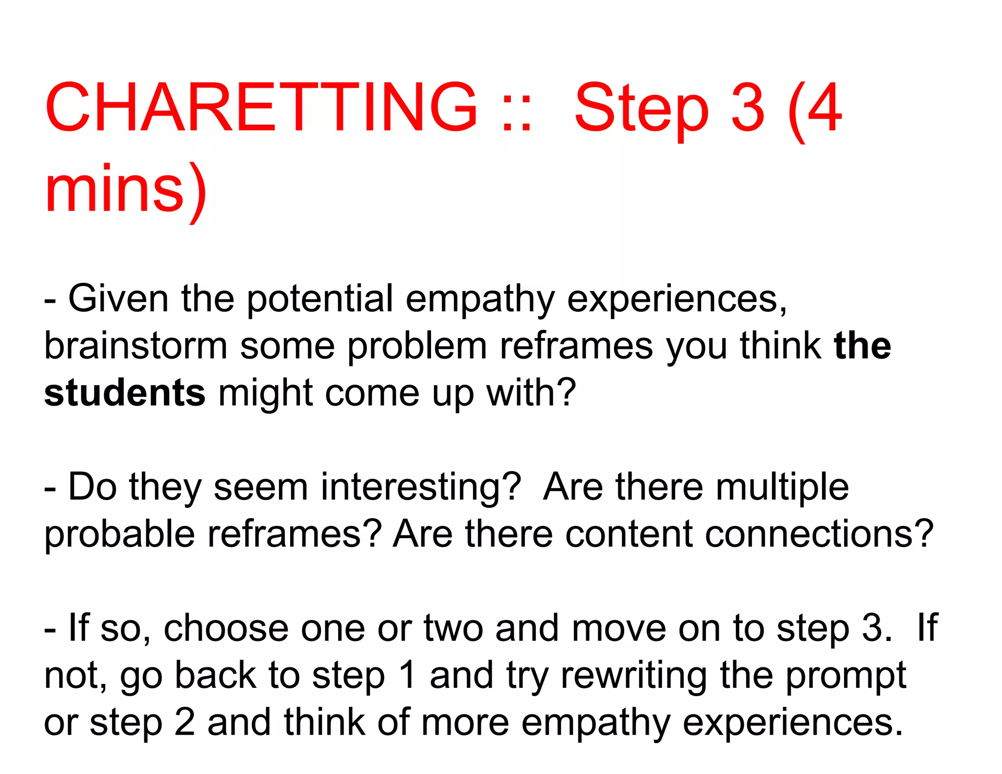 Charetting design challenges | PPTX