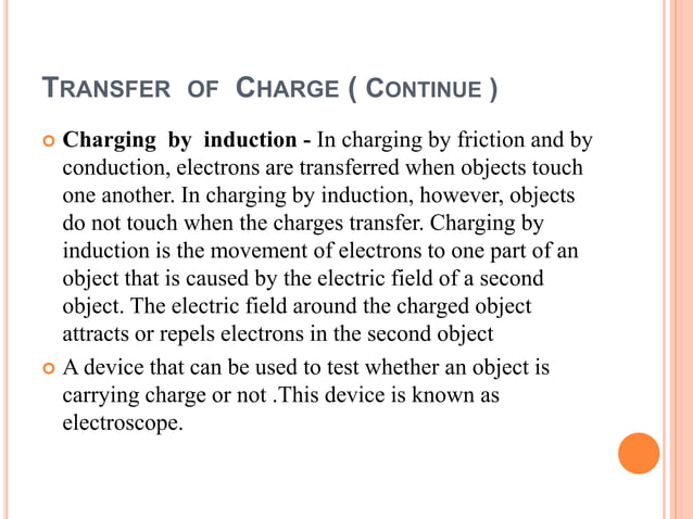 Charge | PPTX | Physics | Science