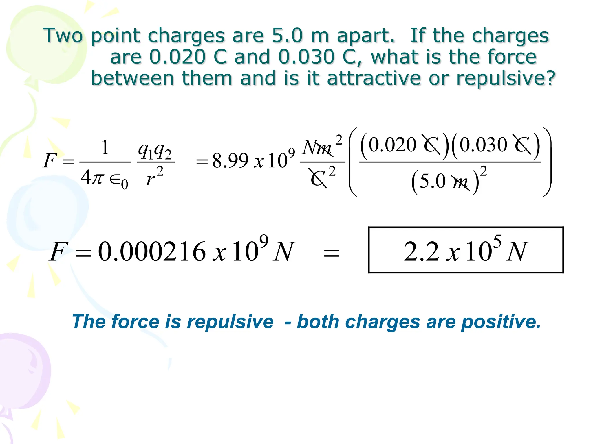 Charge and Coulombs Law.ppt | Chemistry | Science