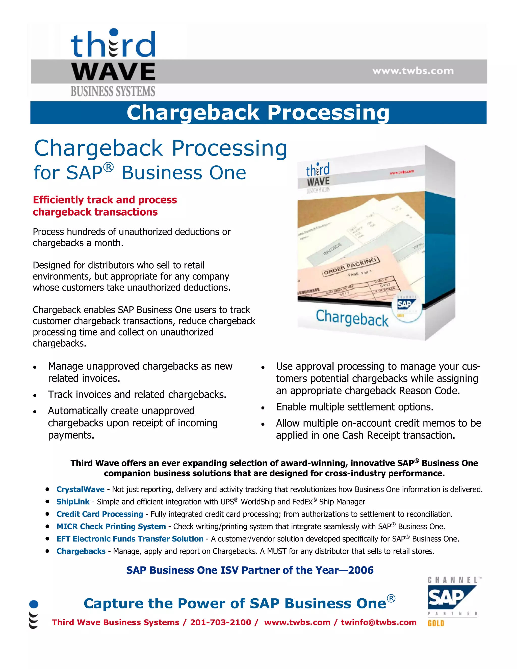 Chargeback | PDF