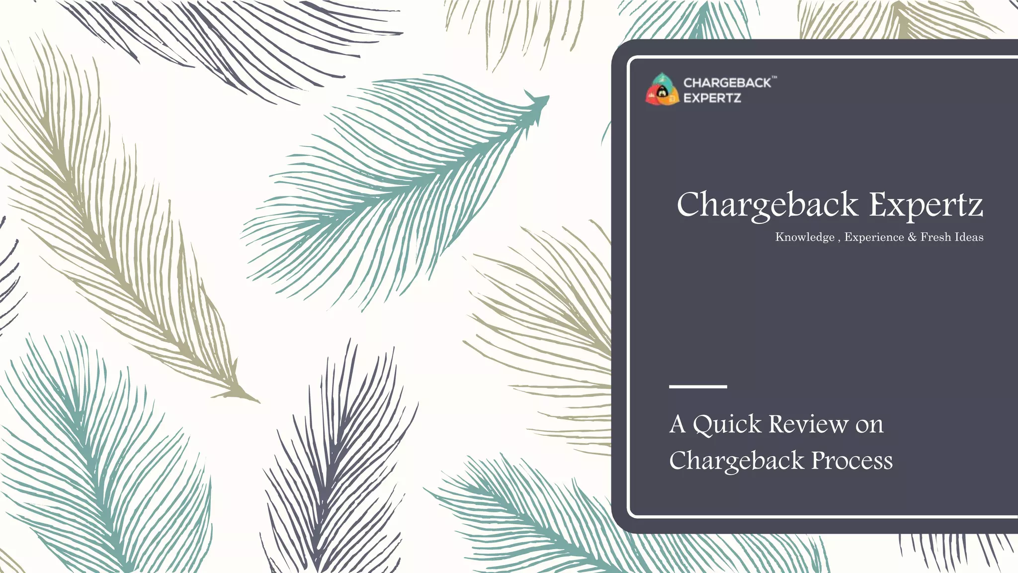 A Quick Review on the Chargeback Process | PPTX