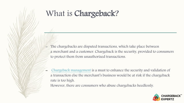 A Quick Review on the Chargeback Process | PPTX