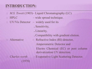 Charged aerosol detector in HPLC.ppt