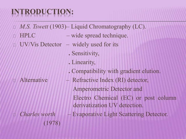 Charged aerosol detector in HPLC.ppt | Pharmaceutical Drugs | Medical ...