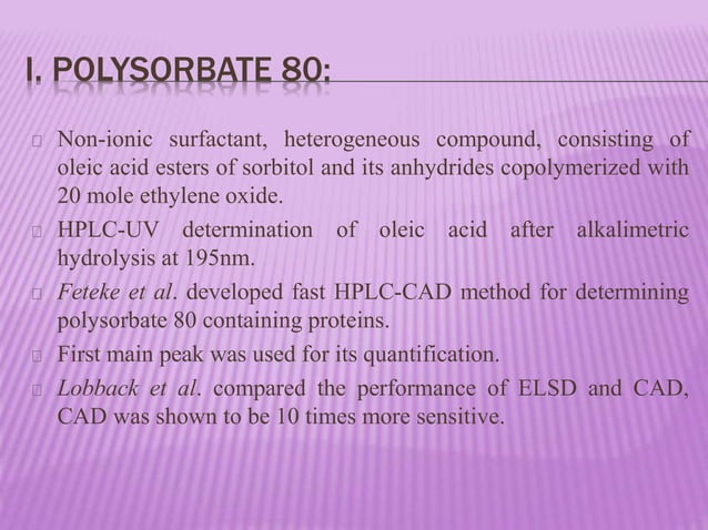 Charged Aerosol Detector In Hplc Ppt