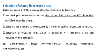 Inventory control: CHARGE FLOOR STOCK- Inventory methods | PPT
