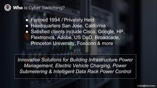 Charge More...For Less with Cyber Switching EV Solutions | PPT