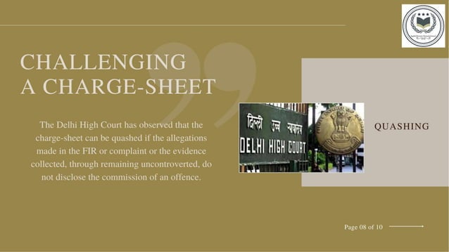 charge sheet | PPTX
