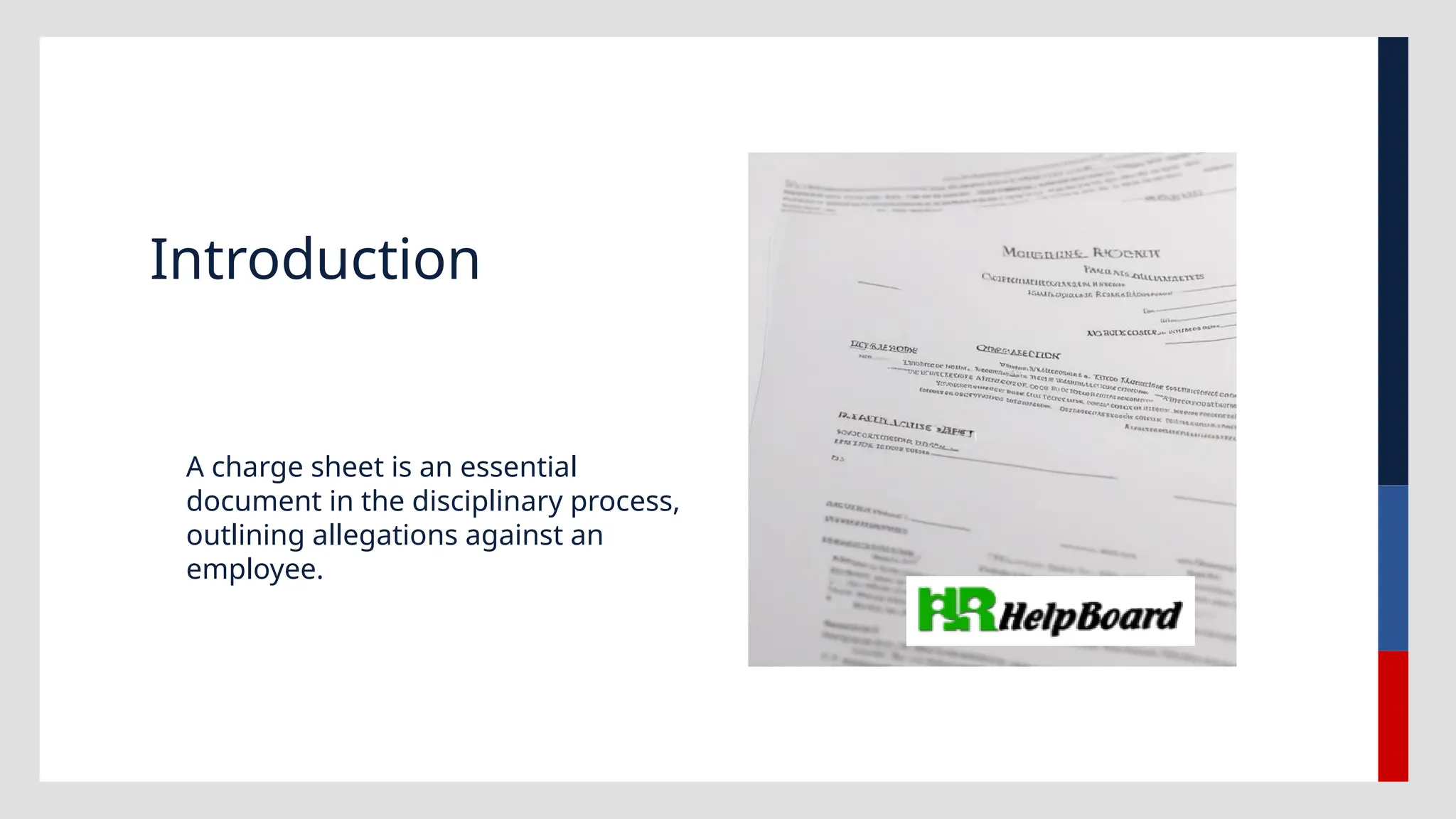 Charge Sheet ,Final Warning Letter to Employee for Misconduct | PPT