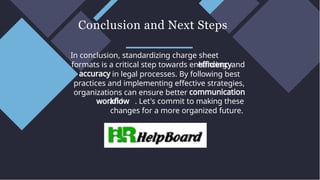 Charge Sheet Format , Sample of Charge Sheet | PPTX