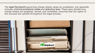 Charge Sheet Format, Disciplinary Action Procedure | PPTX