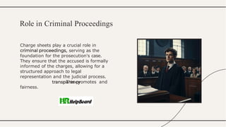 Charge Sheet for Misconduct in the Workplace | PPTX