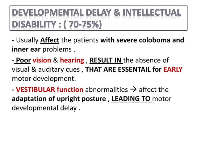 CHARGE SYNDROME.pptx | Ear, Nose and Throat Conditions | Diseases and ...