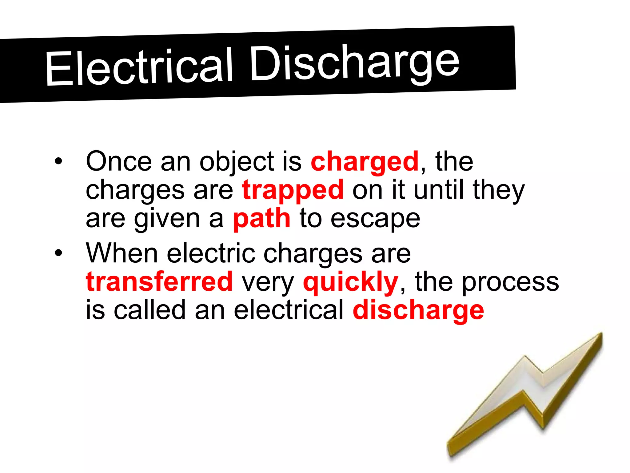 Charging and Discharging Objects | PPT
