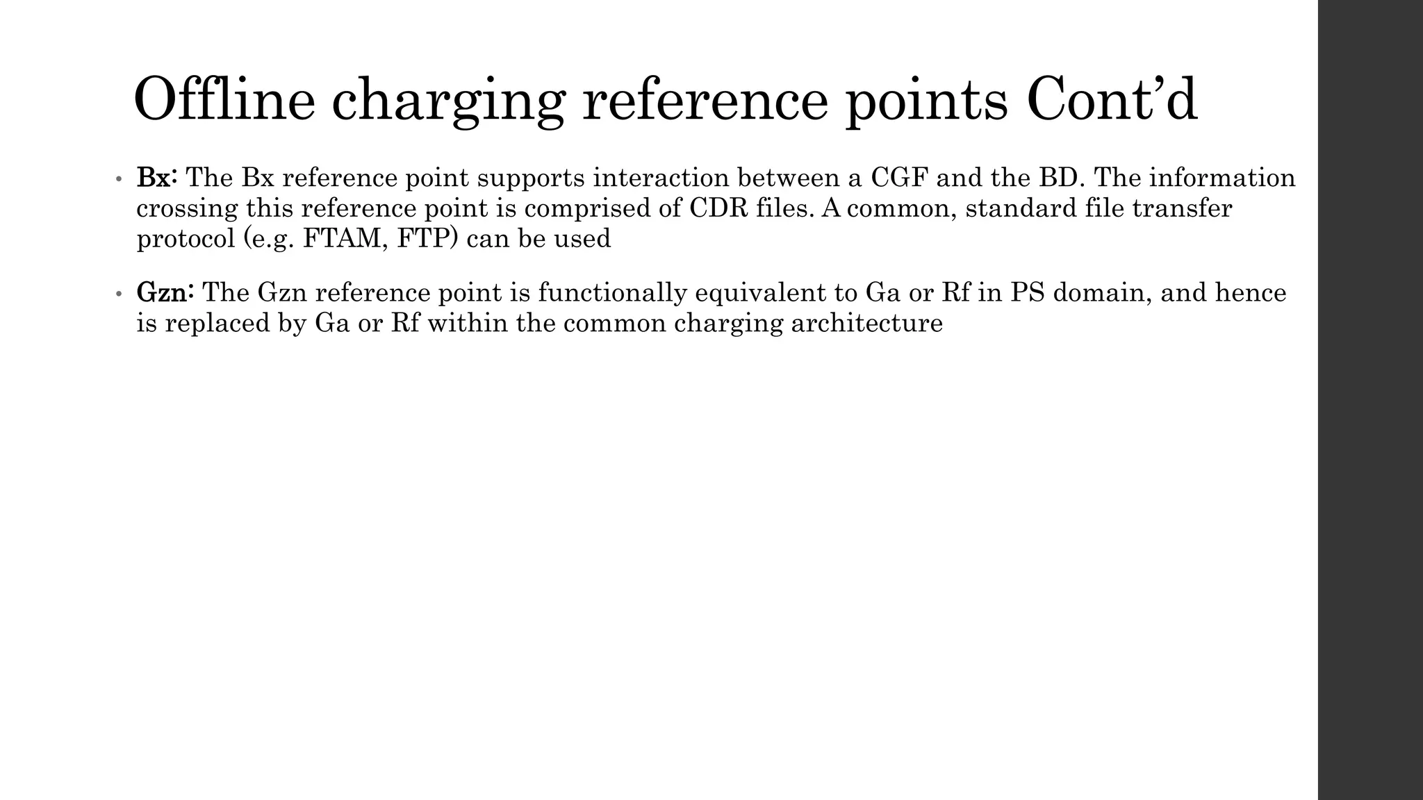 Charging architecture and principles | PPTX